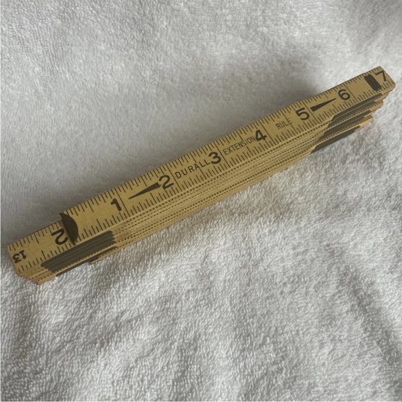 durall | Other | Vintage Durall Wooden Extension Folding Ruler 72 ...